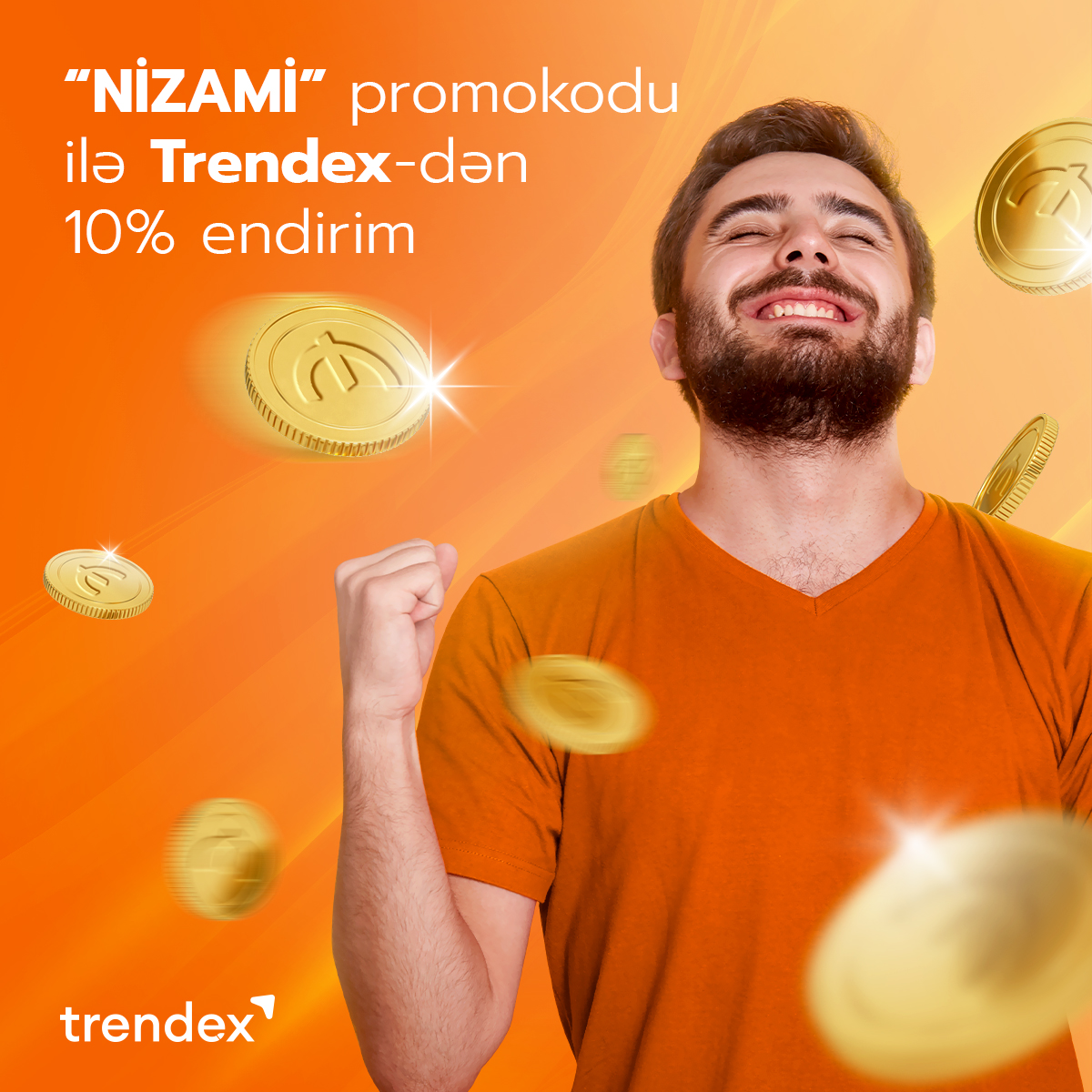 "NİZAMİ" Promokodu ilə Trendex-dən 10% endirim!